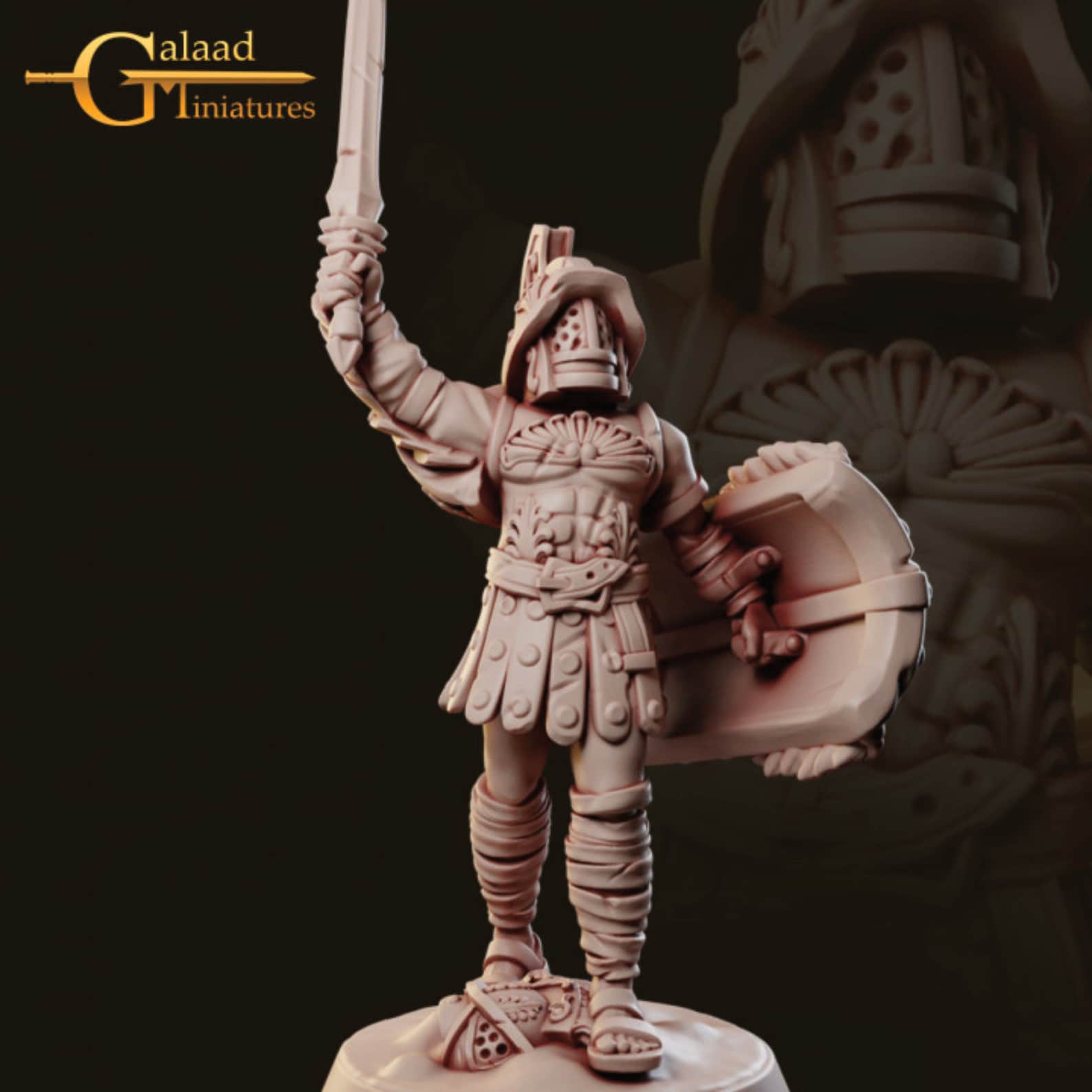 Victor - Gladiator Fighter - Galaad Miniatures - D&D Dungeons and ...