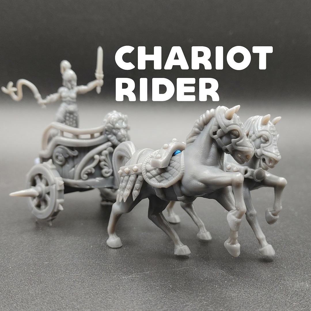 Gladiator Chariot - Charioteer - Galaad Miniatures - D&D Dungeons and ...