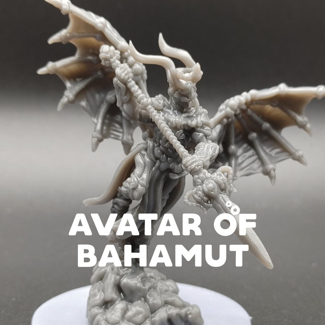 Avatar of Bahamut - Printed Obsession - D&D Dungeons and Dragons ...