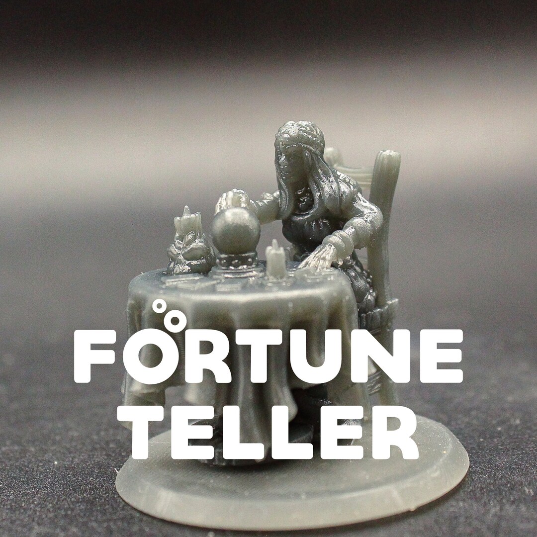 Fortune Teller / Town Diviner - Galaad Miniatures - D&D Dungeons and ...