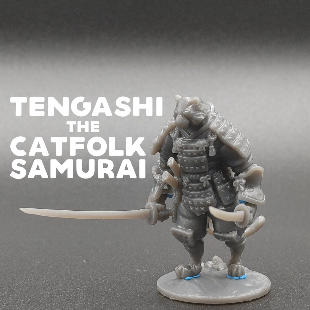 Tengashi - Tabaxi / Catfolk Samurai - Dragon Trapper's Lodge - D&D ...