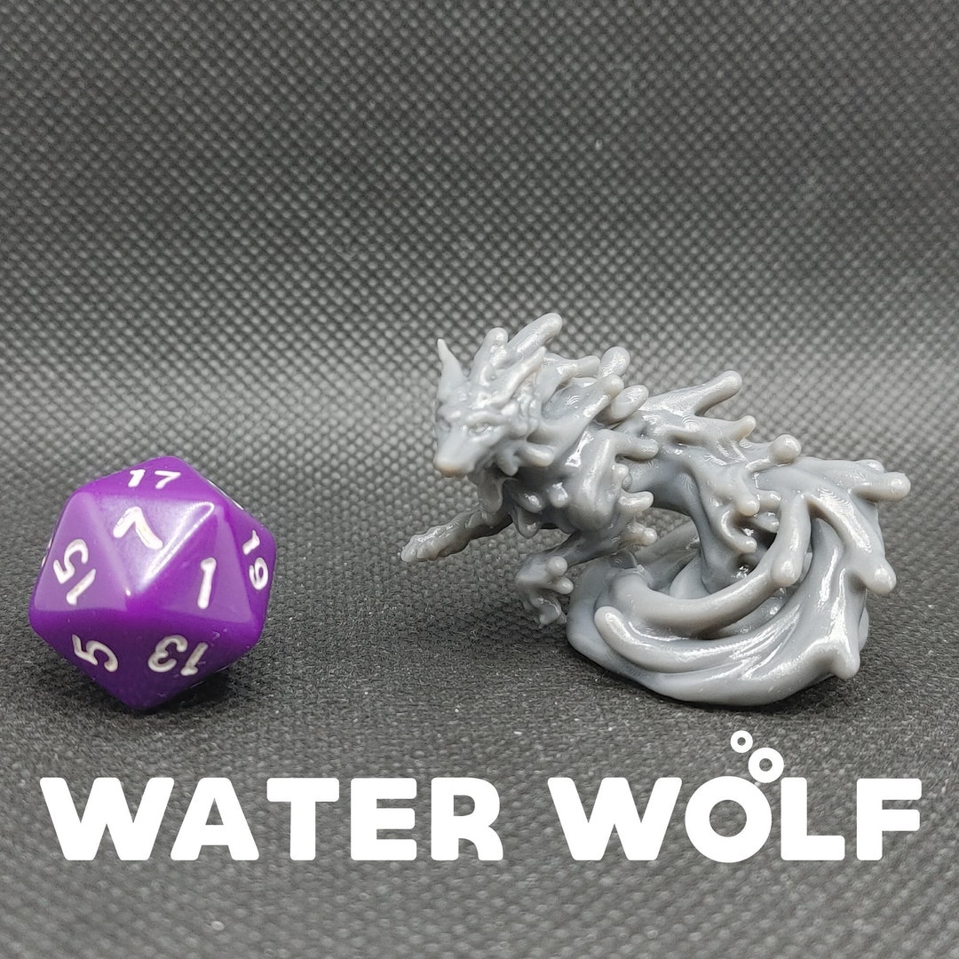 Water Elemental Dire Wolf Summon - Printed Obsession - D&D Dungeons and ...