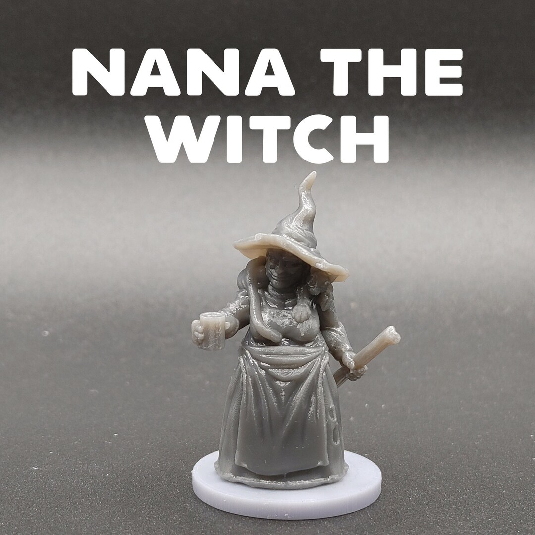 Nana - Black Witch - Printed Obsession - D&D Dungeons and Dragons ...