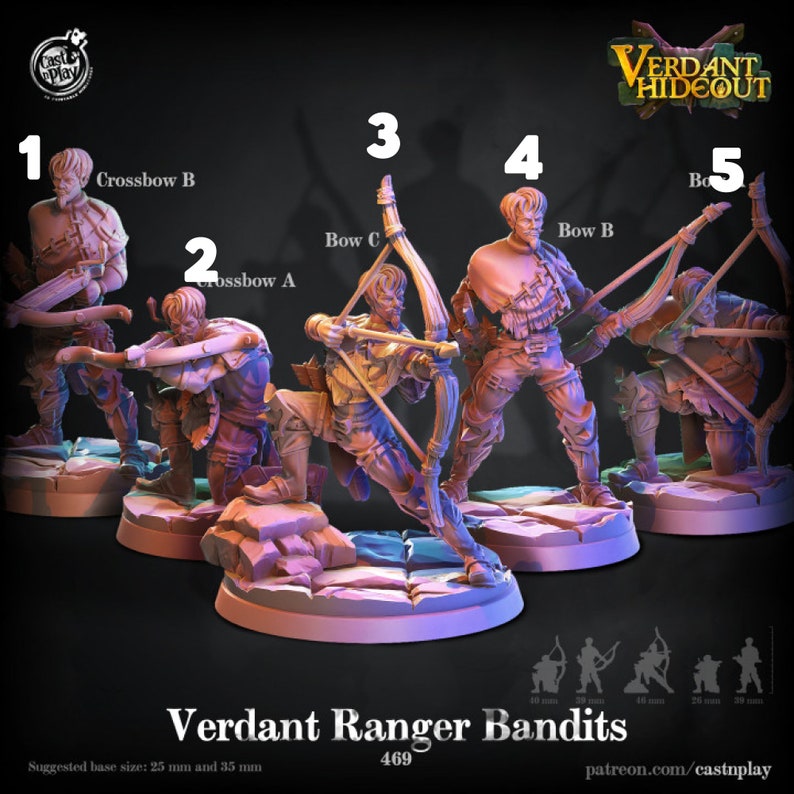 Verdant Ranger Bandits - Bowmen Thieves - Verdant Hideout - Castnplay ...