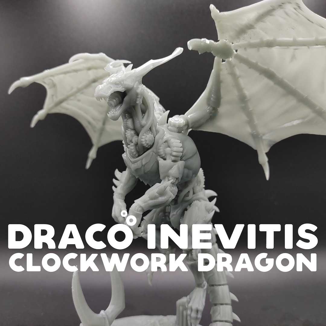 Clockwork Dragon Draco Inevitis - Monsters of the Multiverse - Dragon Trapper's Lodge - D&D ...