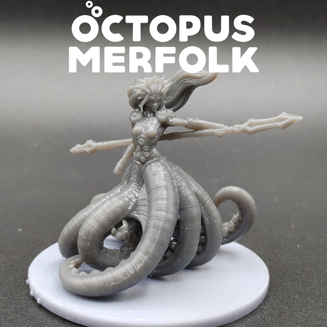 F'yll, Octopus Merfolk - Squid Woman - Deep Sea Tales - Castnplay - D&D ...