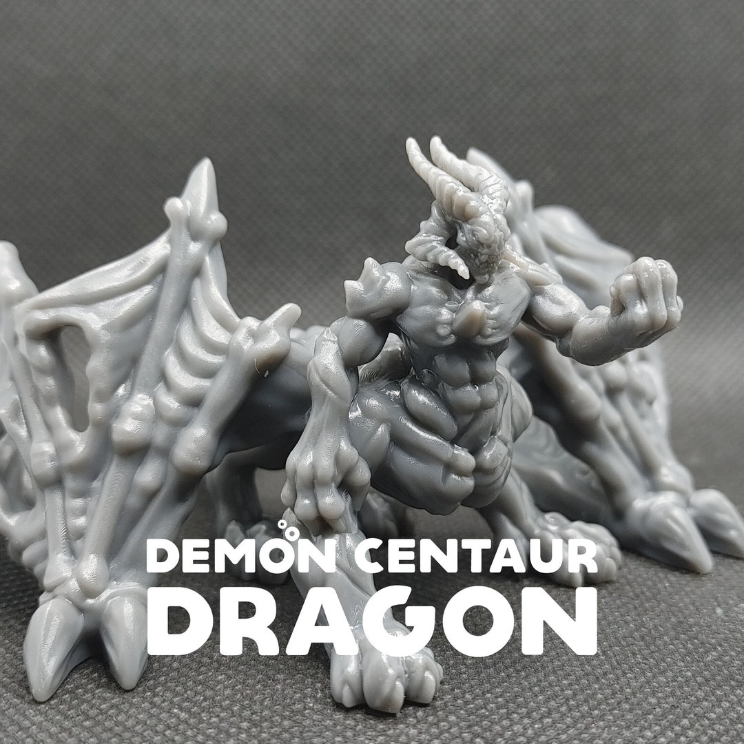 Centaur Demon Dragon - Printed Obsession - Monstrous Demon Dracotaur ...