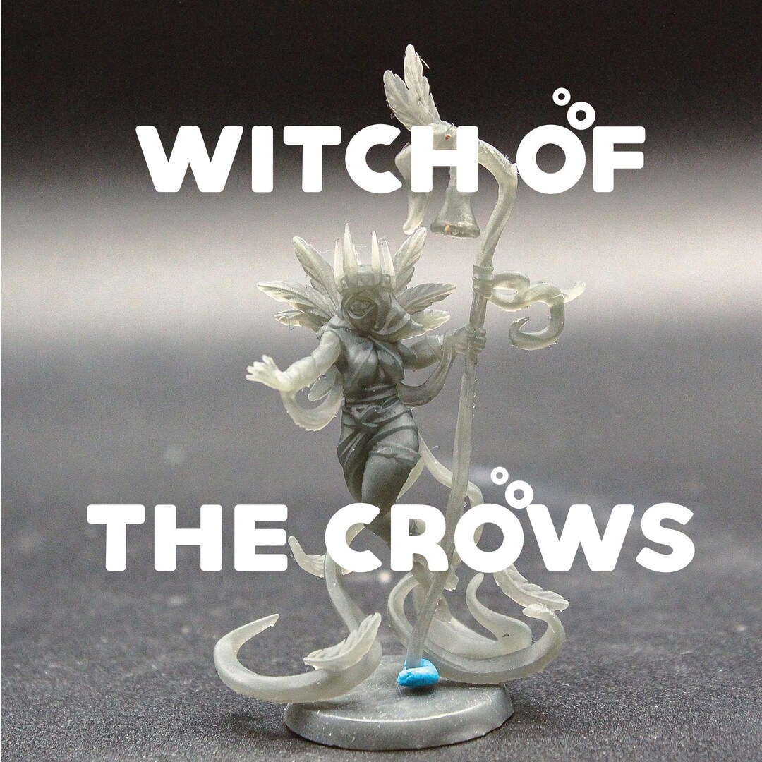 Witch of the Crows - Disciple of the Crow Goddess - Galaad Miniatures ...