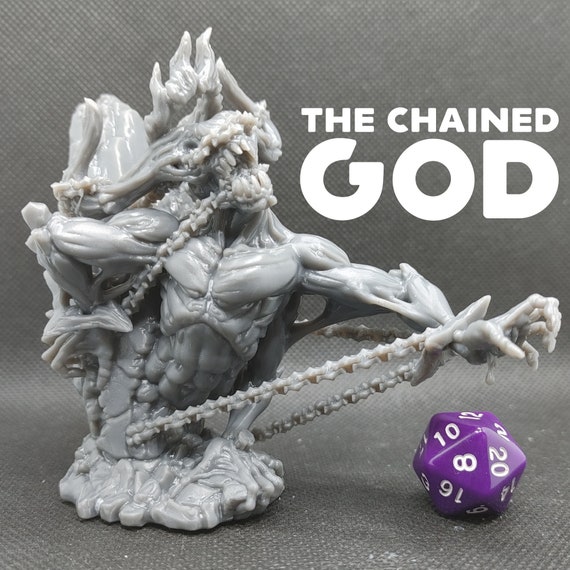Chained God Printed Obsession Eldritch Deity D&D | Etsy