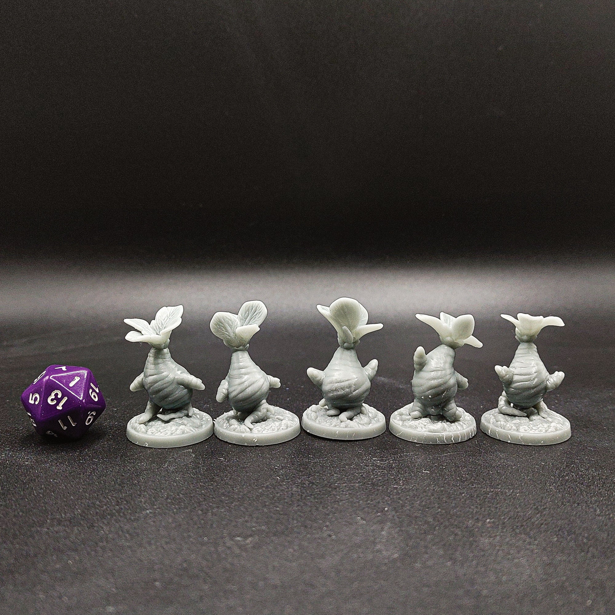 Awakened Radish Babies / Cute Radish Plant Leshy Dragon - Etsy