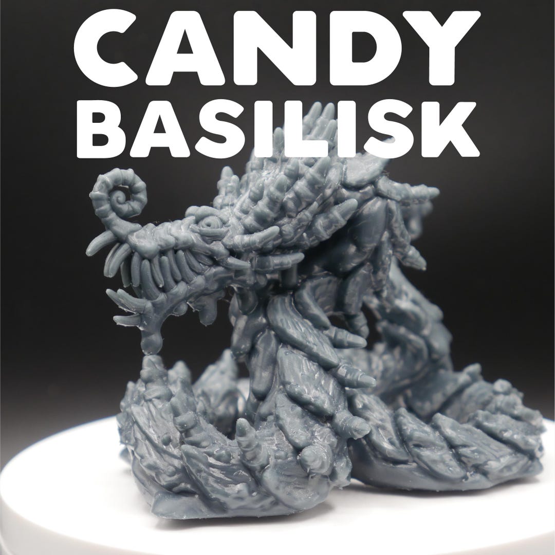 Candy Basilisk - Sweet Lizard - Goblin Candy Makers - Printed Obsession ...