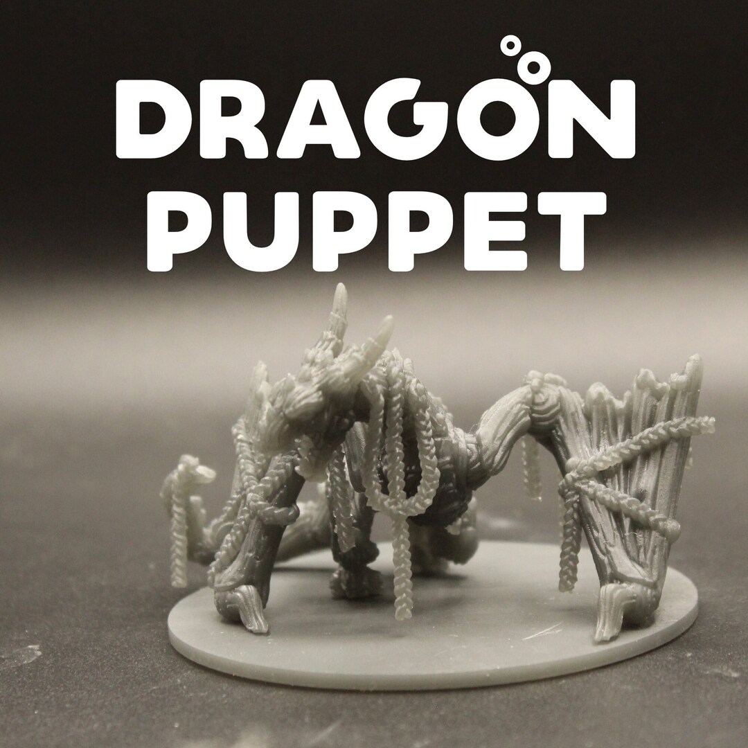 Dragon Puppet Printed Obsession the Puppet Master's - Etsy