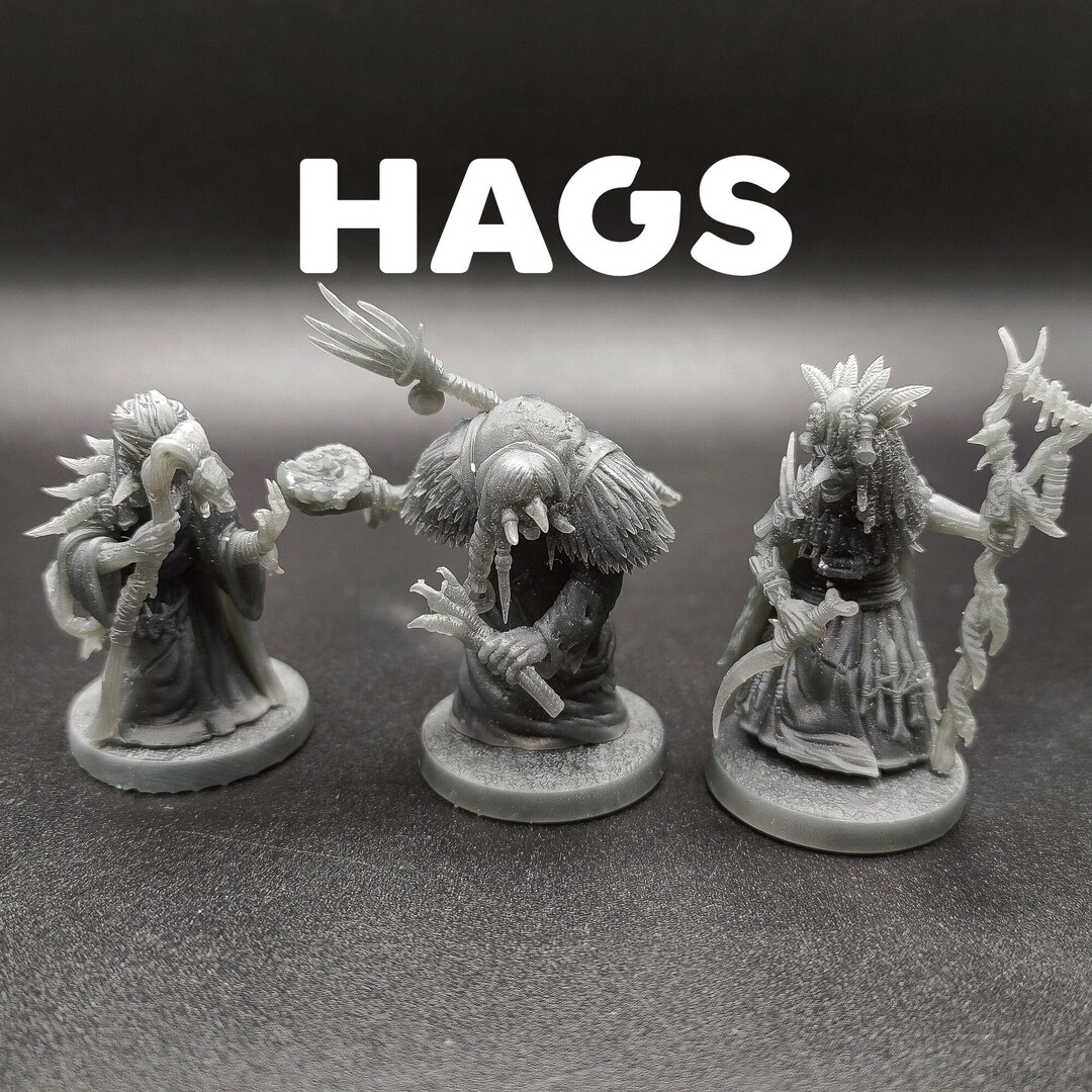 Swamp Hags - Witches - Dragon Trapper's Lodge - Mushroom Bayou - D&D ...