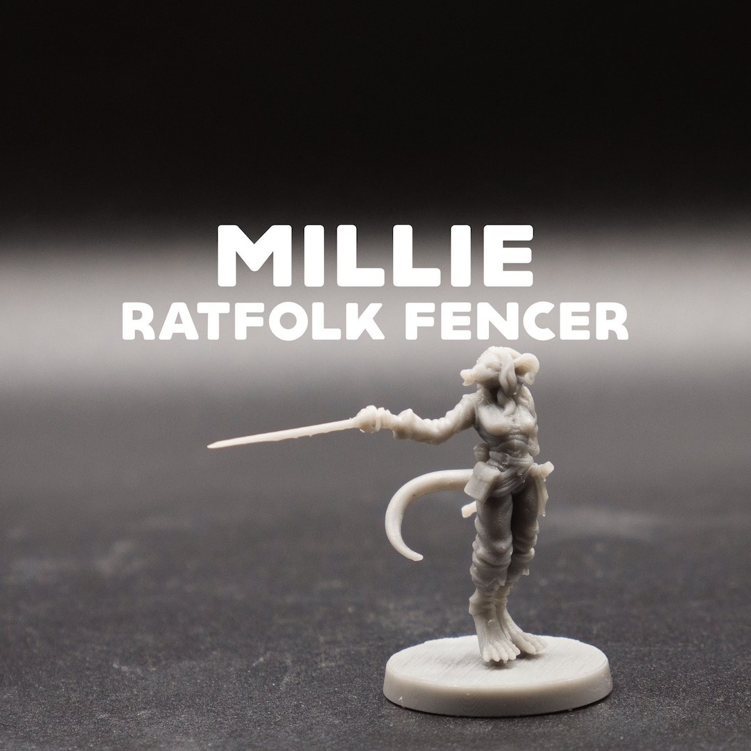 Millie - Ratfolk Fencer - Female Rat Pirate Swashbuckler - Dragon ...