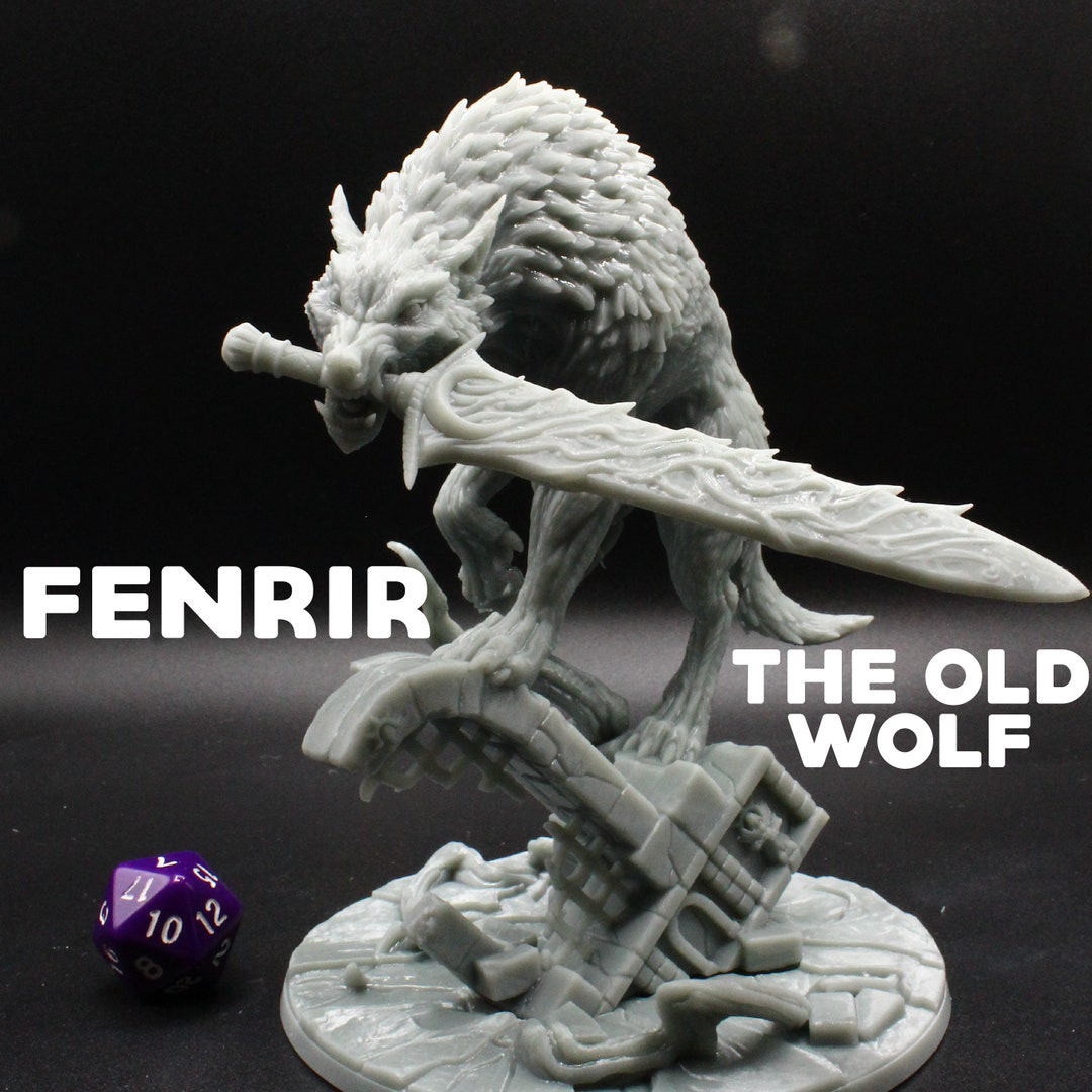 Fenrir the Old Wolf - the Great Grey Sword Wolf - Artisan Guild - D&D Dungeons and Dragons ...