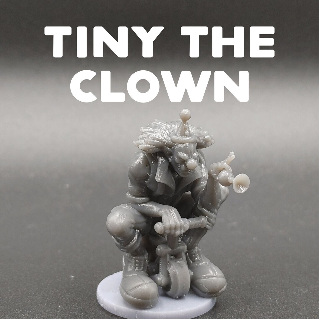 Tiny the Clown - Orc Clown - Printed Obsession - D&D Dungeons and ...
