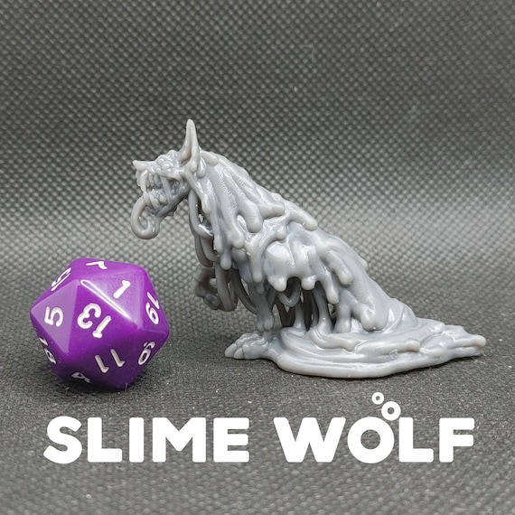 Eldritch / Slime Elemental Dire Wolf Summon Printed - Etsy Italia