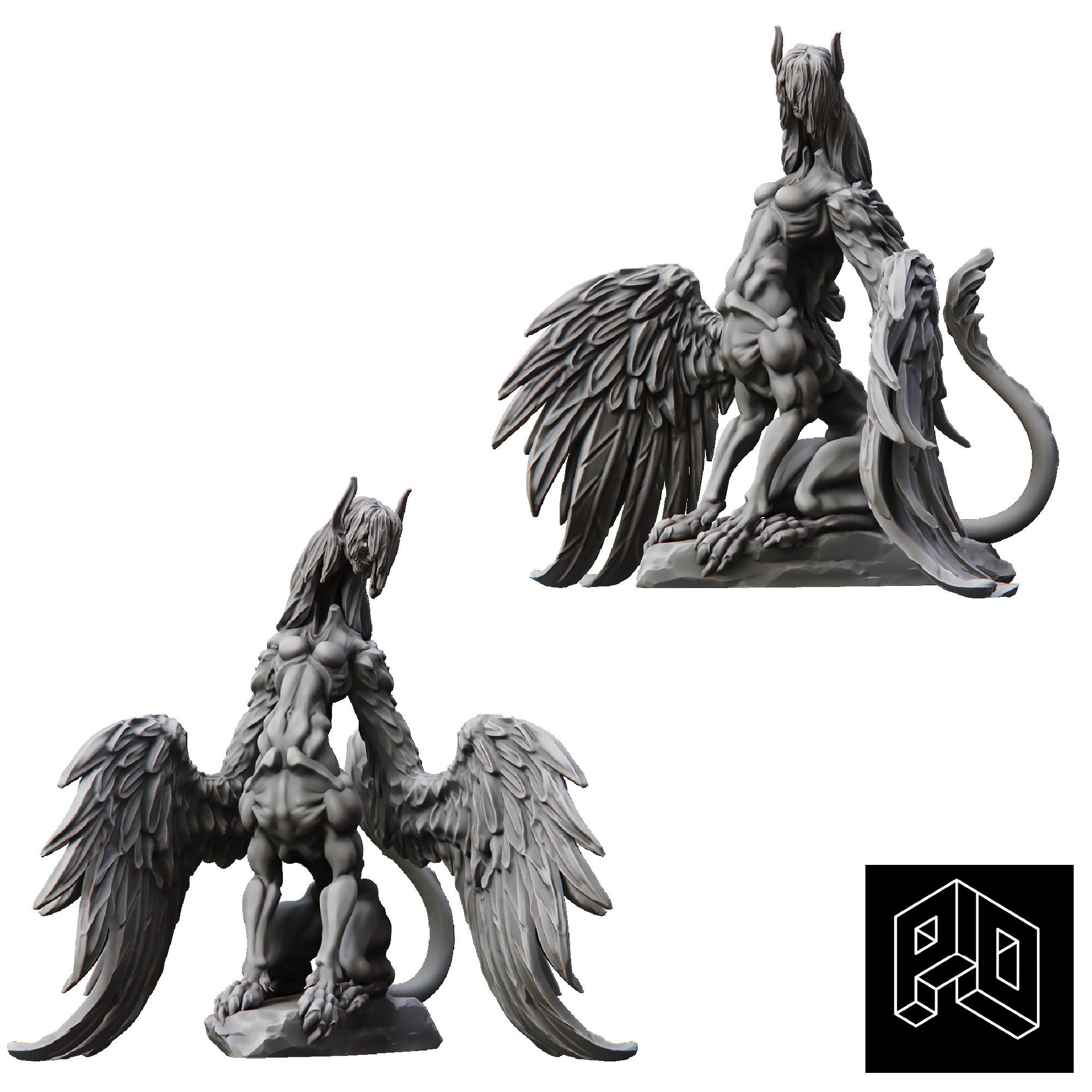 Sphinx of Death / Madness Printed Obsession Undead | Etsy