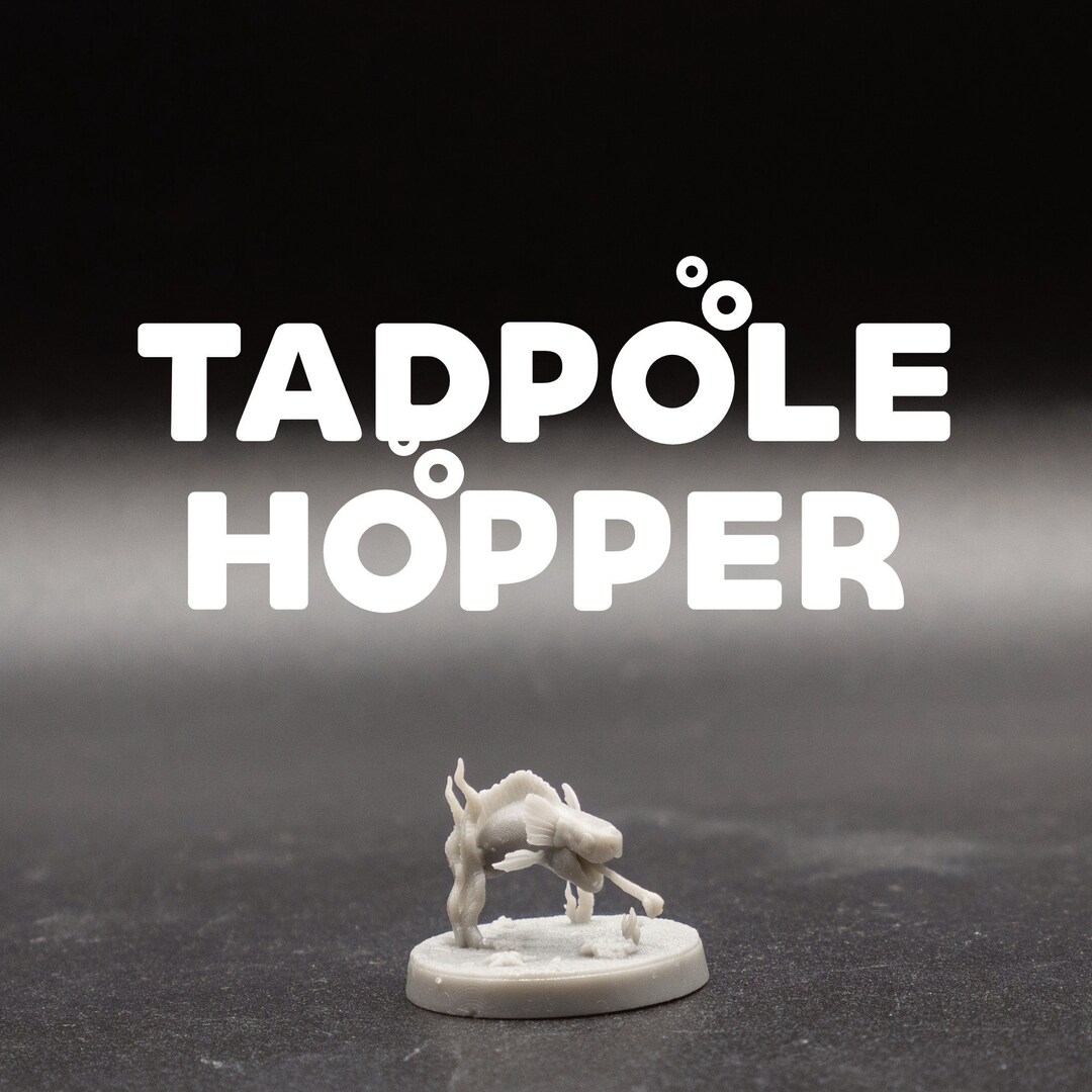 Tadpole Hopper Cute Baby Frog Fish Lizard Familiar Dragon Trapper's Lodge D&D Dungeons and ...