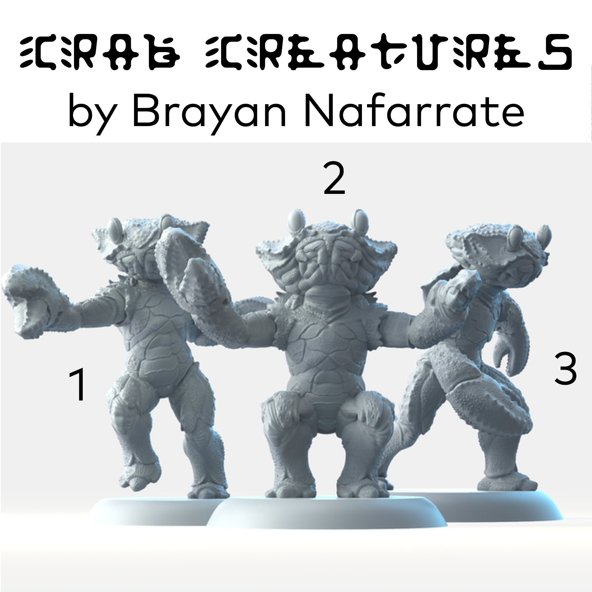 Crab Creature Set / Crab Men - Brayan Nafarrate - D&D Dungeons and ...