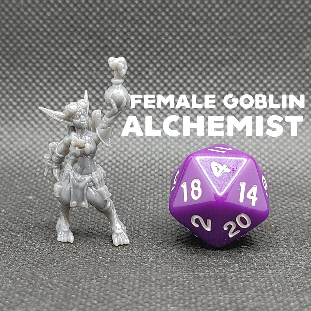 Female Goblin Alchemist - Printed Obsession- D&D Dungeons and Dragons ...