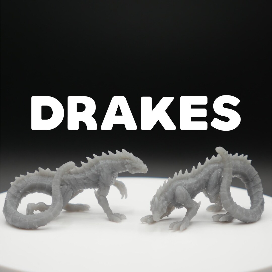 Drakes - Dragonling / Wyrmling Wingless Lesser Dragon - Brayan ...