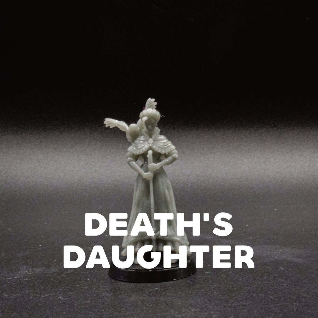 Death's Daughter - Death Goddess Princess - Raven Queen - Printed ...