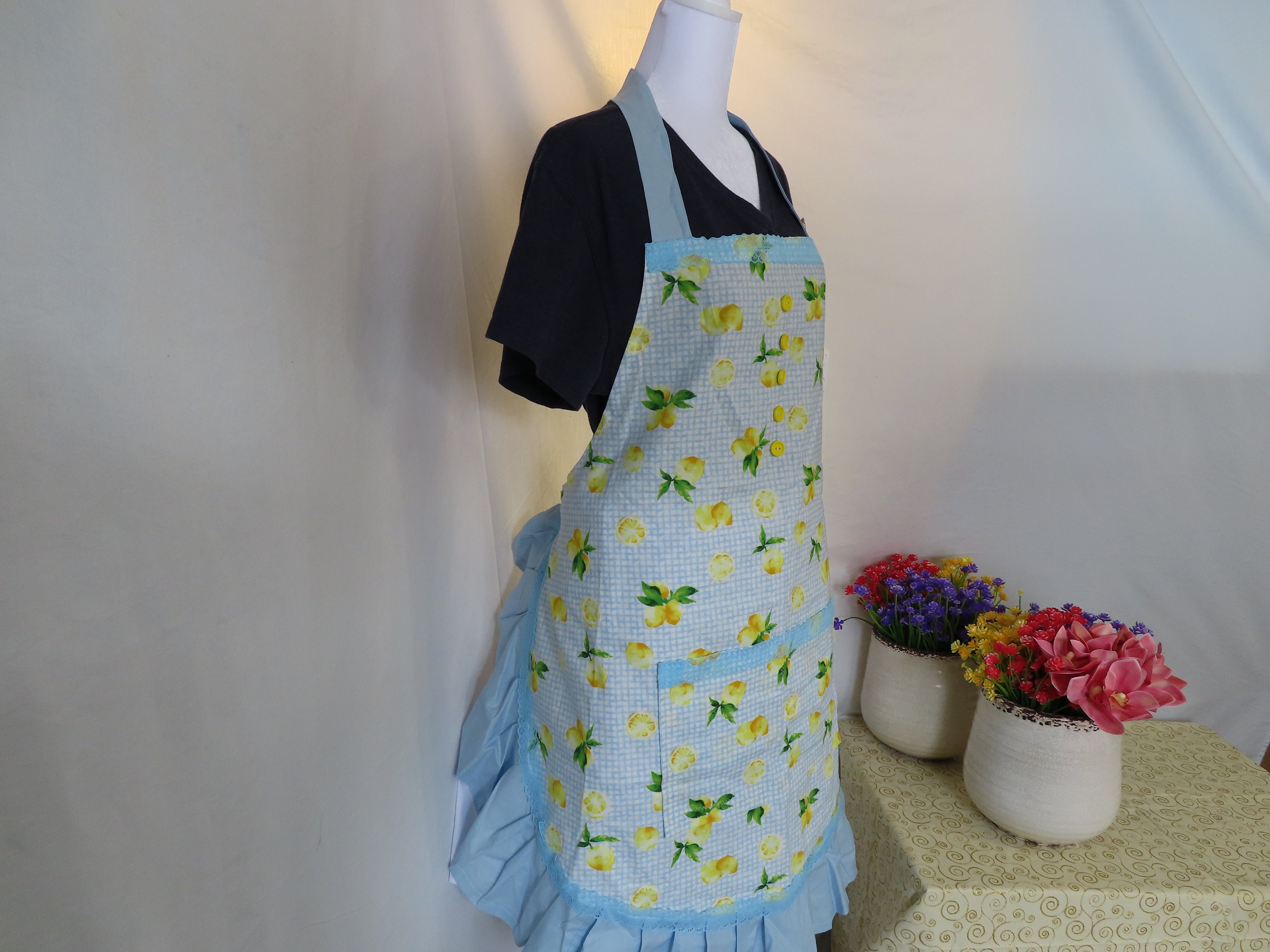 Vintage Style Cooking Apron - Etsy UK