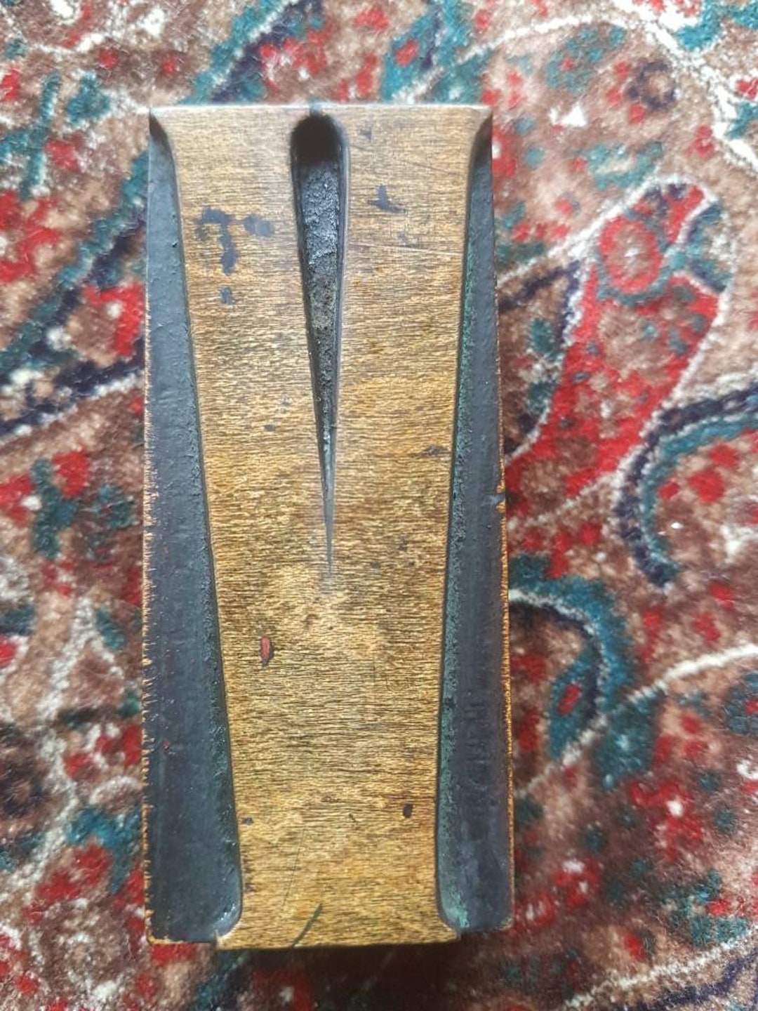 Antique Large Wooden Printers Letter Block V - Upper Case - Etsy