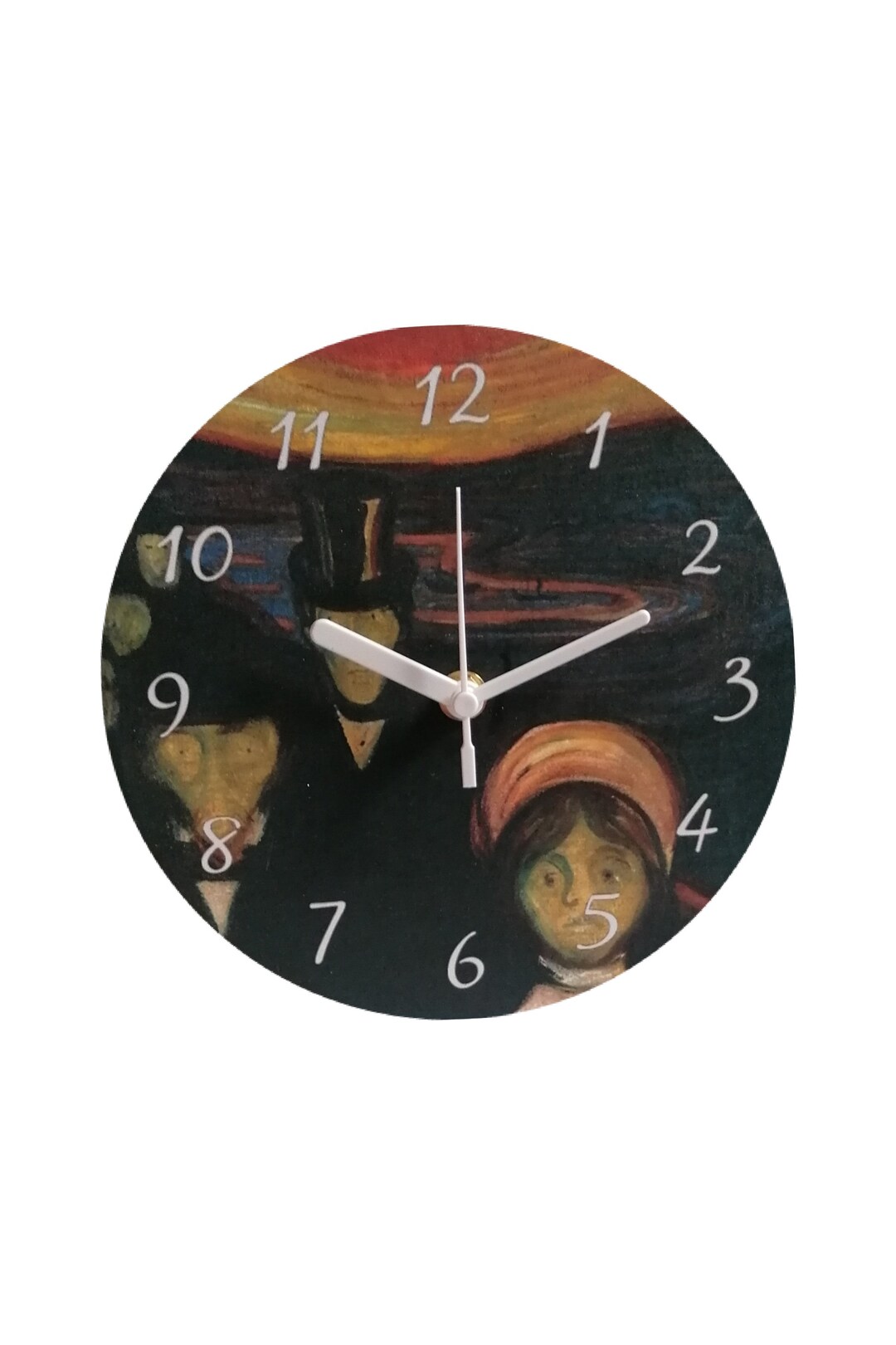 Wall Clock of a Edvard Munch Painting - Etsy