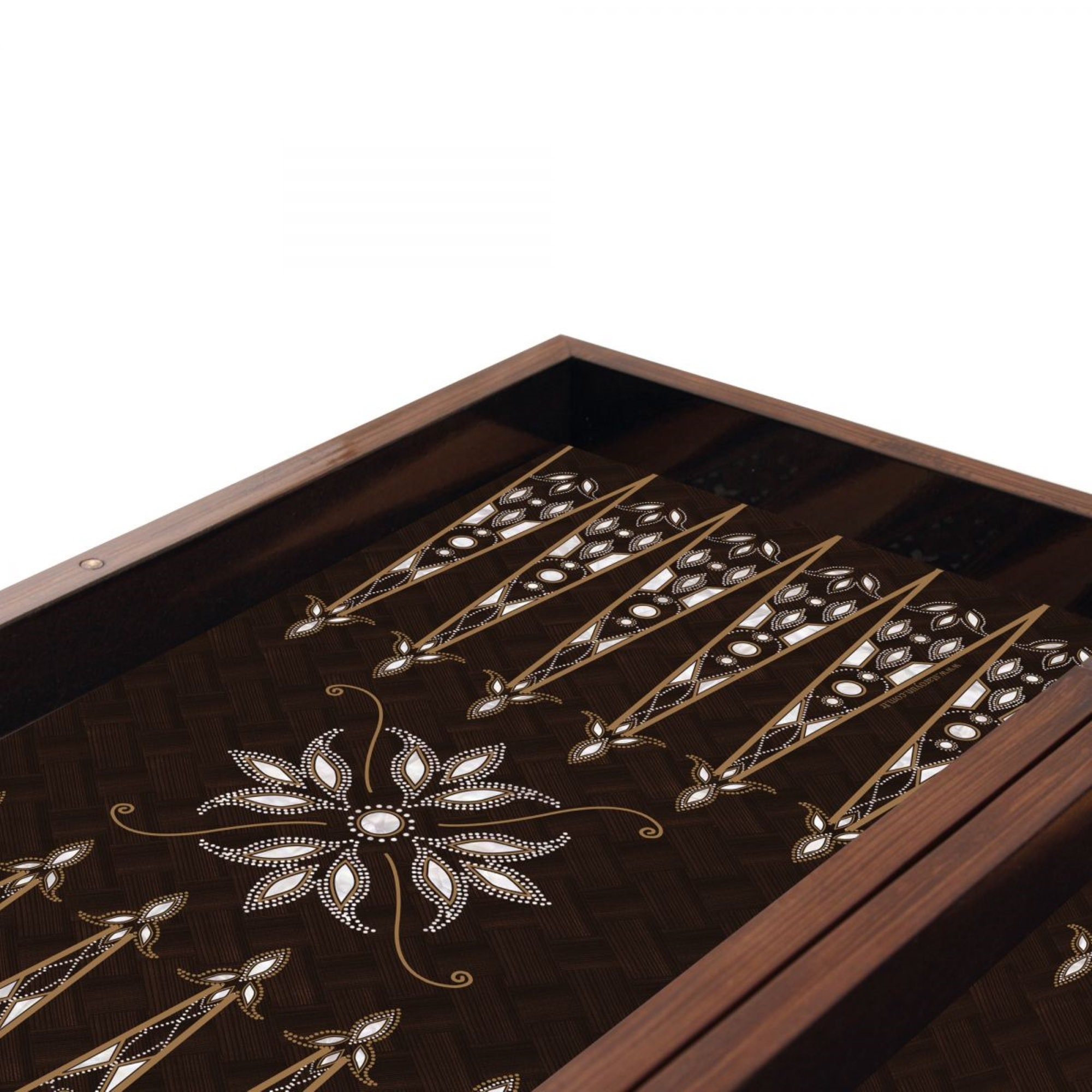 Turkish Backgammon Set – Mother of Pearl Design, Wooden Board - Etsy