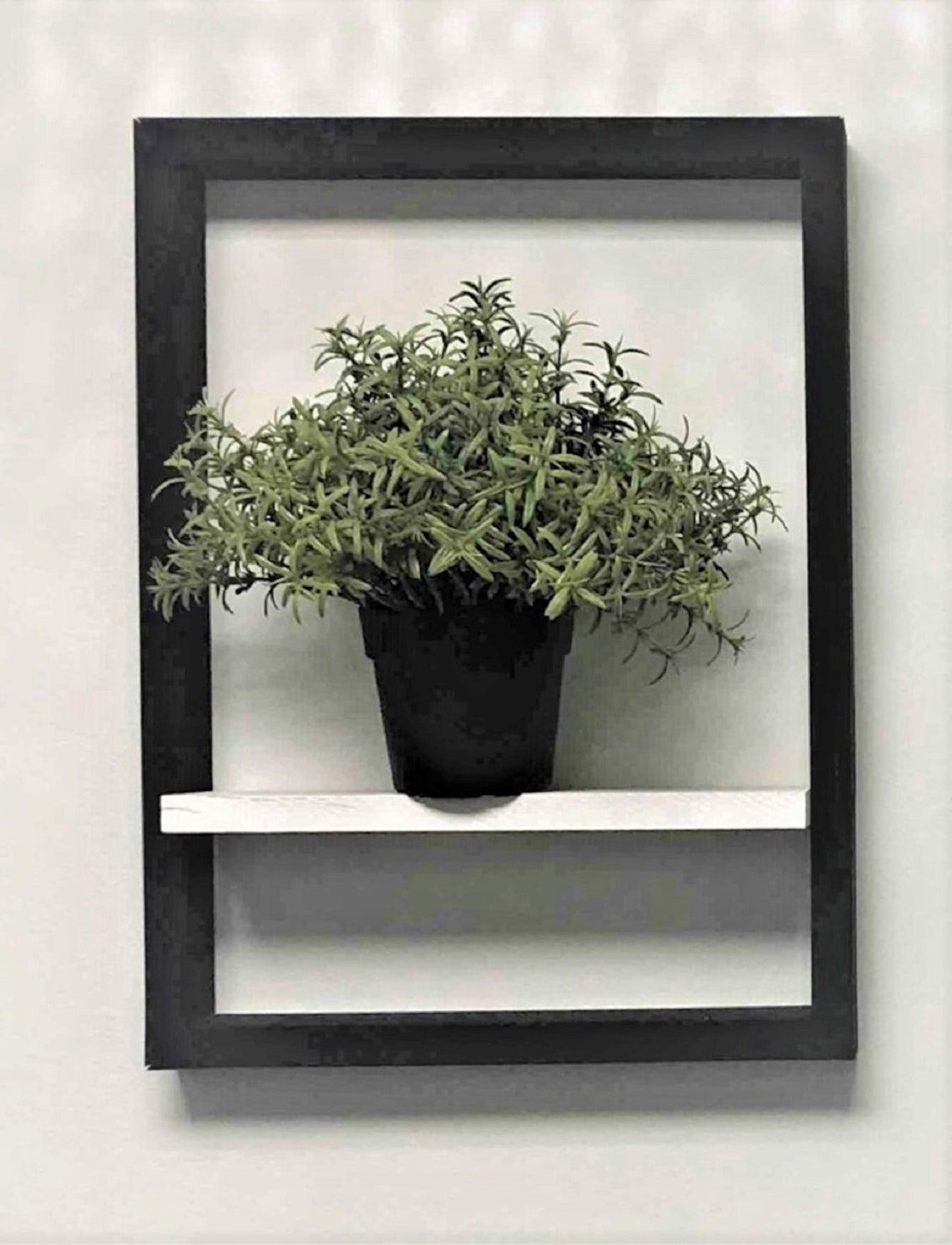 2 Pcs Frame With Shelves Wooden Frame Shelf Decorative - Etsy