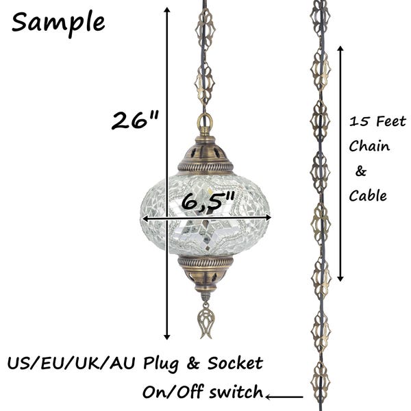 Plug in Chain Swag Lamp - Etsy