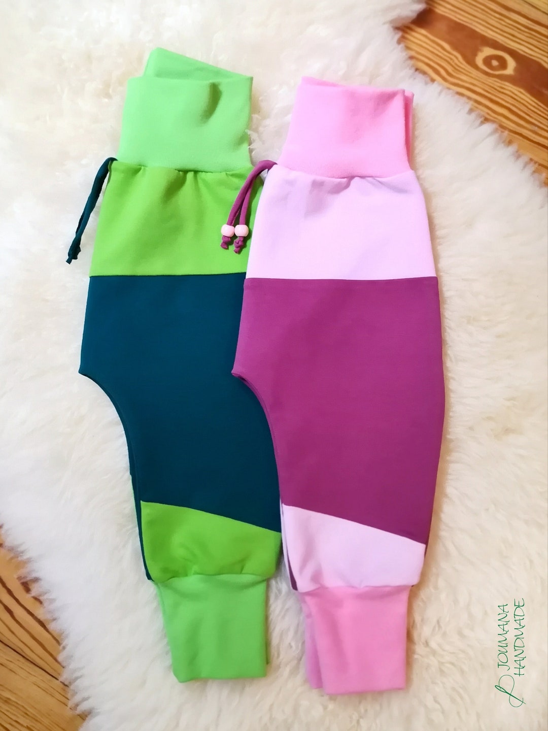 Color Blocking Sweatpants Children's Pants Daycare Pants Leisure Pants ...