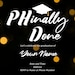 Custom Printable Phd Graduation Invitation, Downloadable Phd Graduation ...