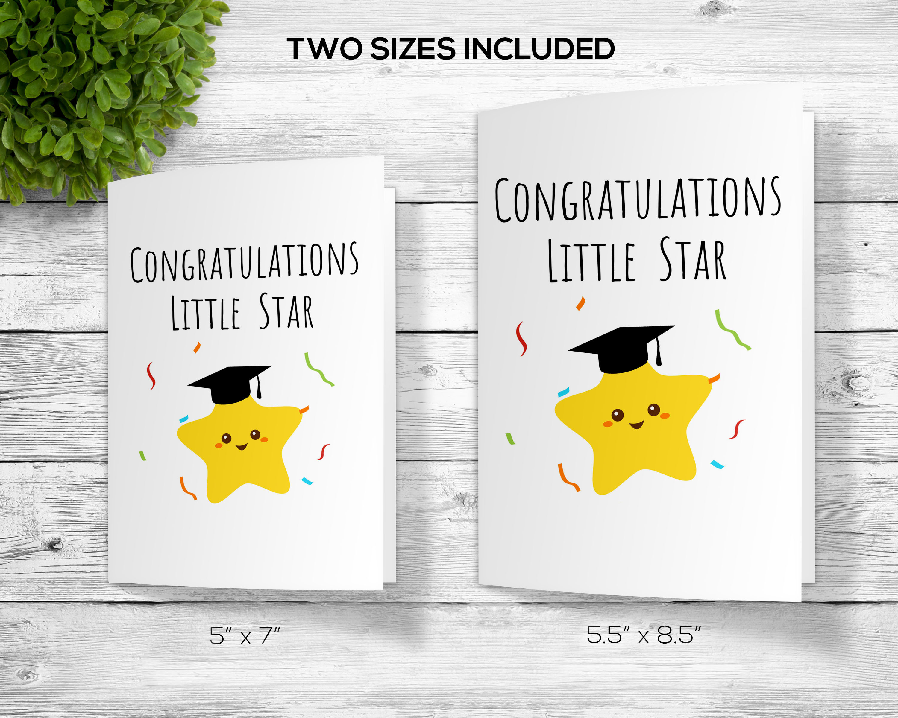 Custom Printable Kindergarten Graduation Greeting, Downloadable ...