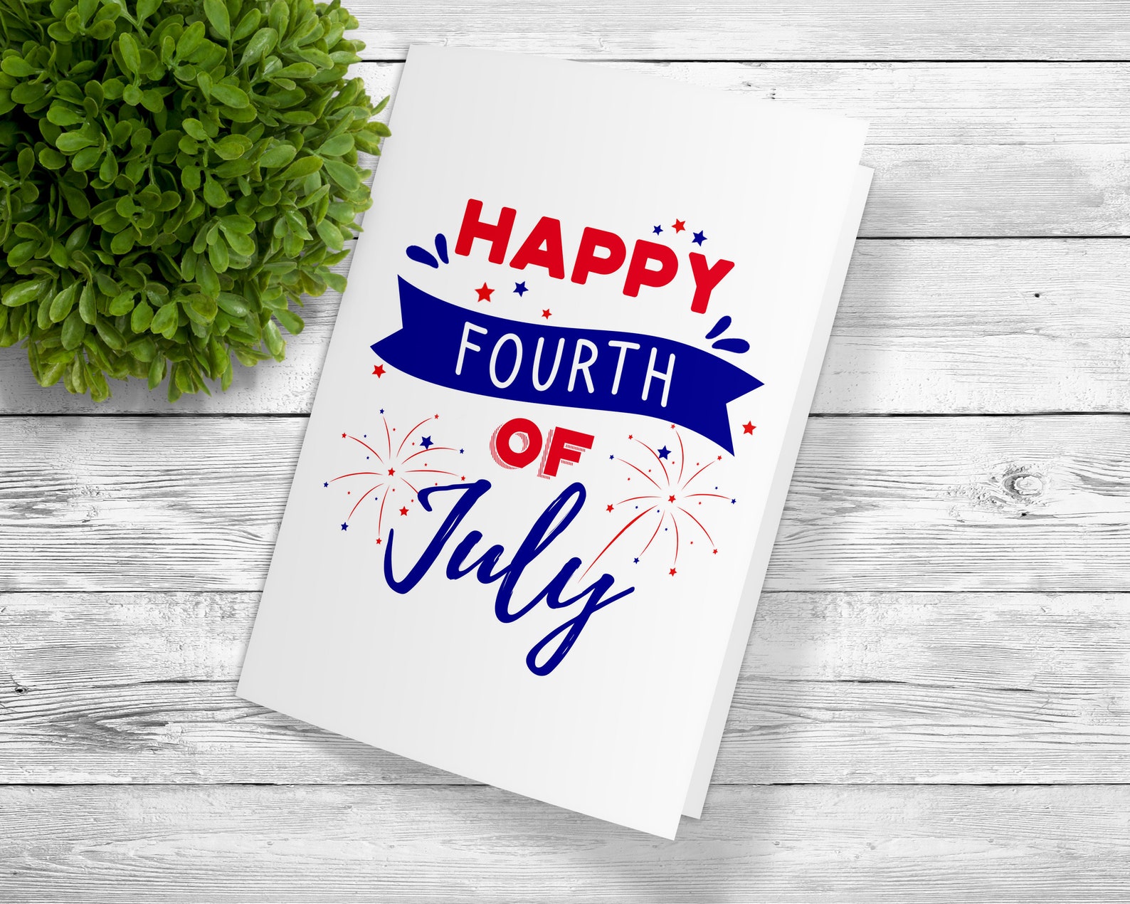 Happy 4th of July Greeting Card, Printable Independence Day Greeting ...
