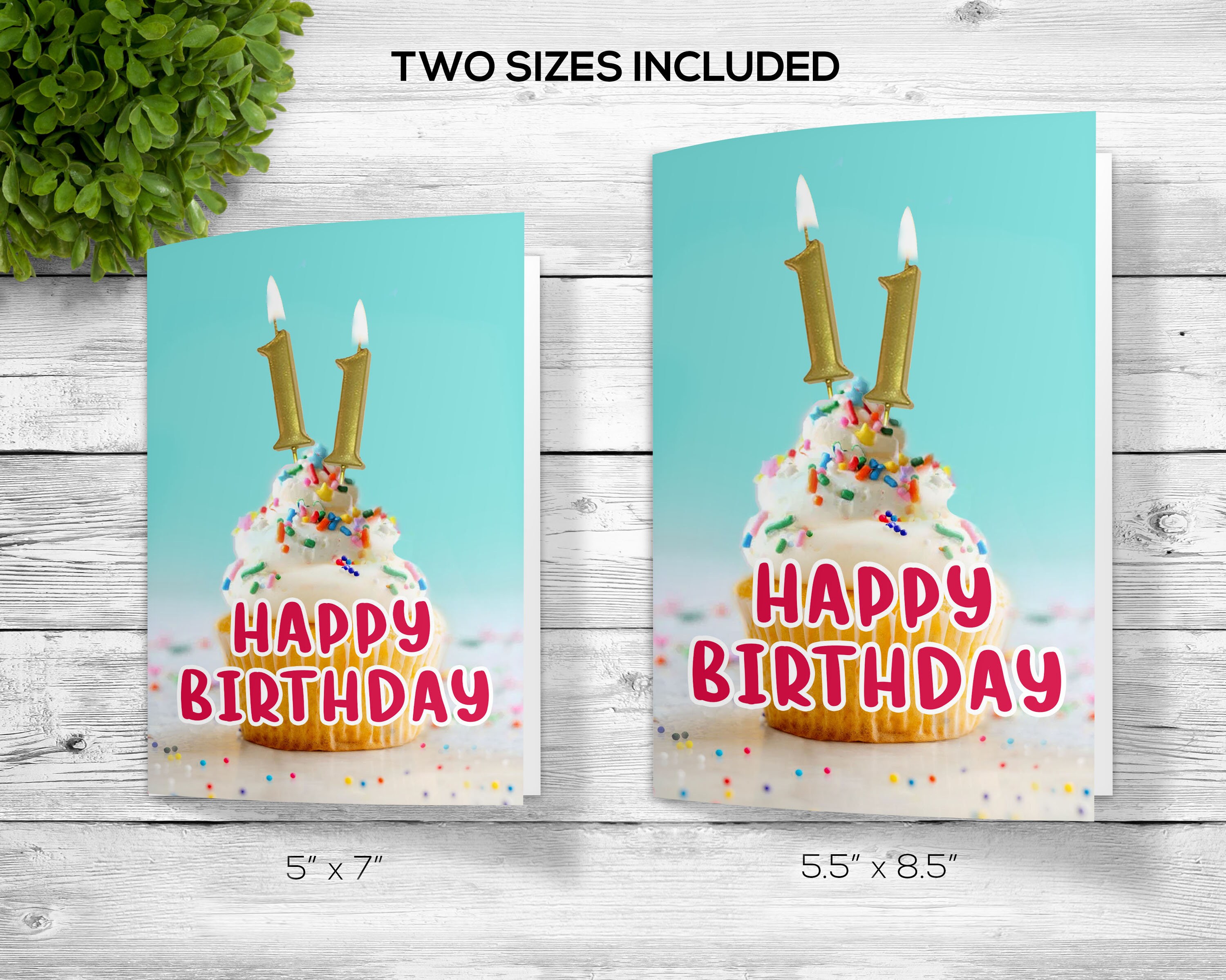 Custom Printable 11th Birthday Greeting, Downloadable 11th Birthday ...