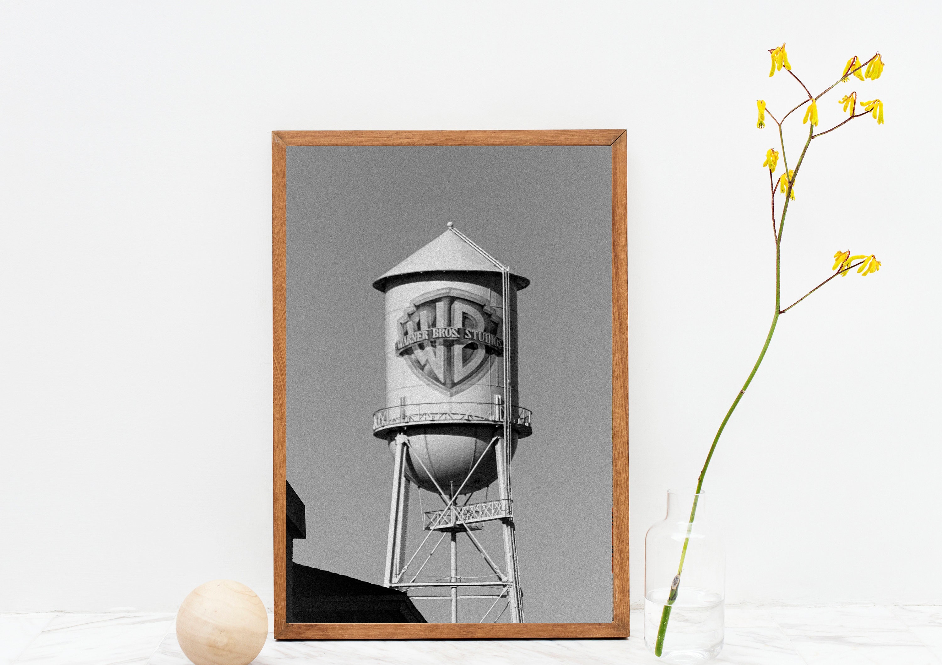 Warner Brothers Water Tank Photo, WB Studios, Hollywood Decor, Los ...