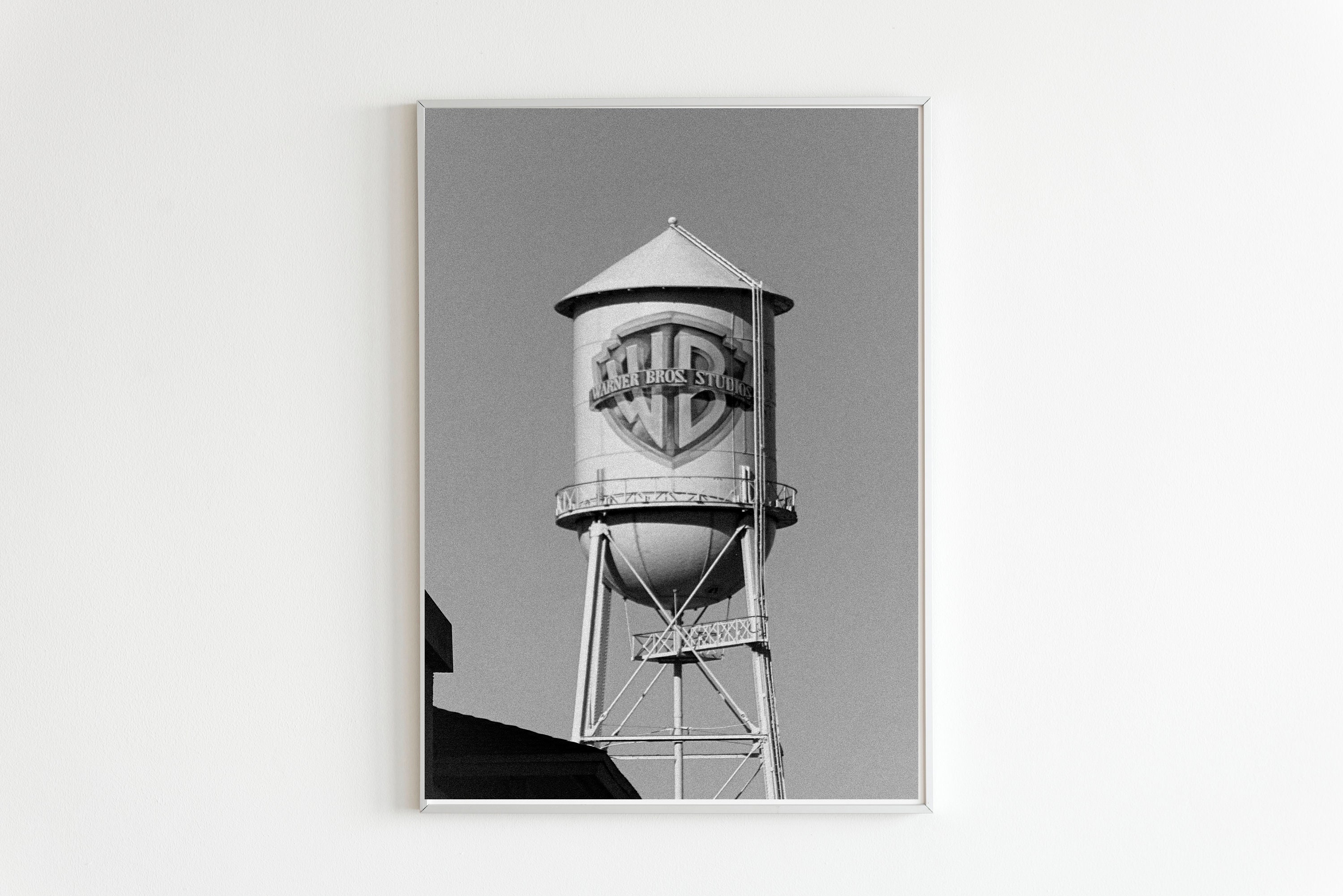 Warner Brothers Water Tank Photo, WB Studios, Hollywood Decor, Los ...