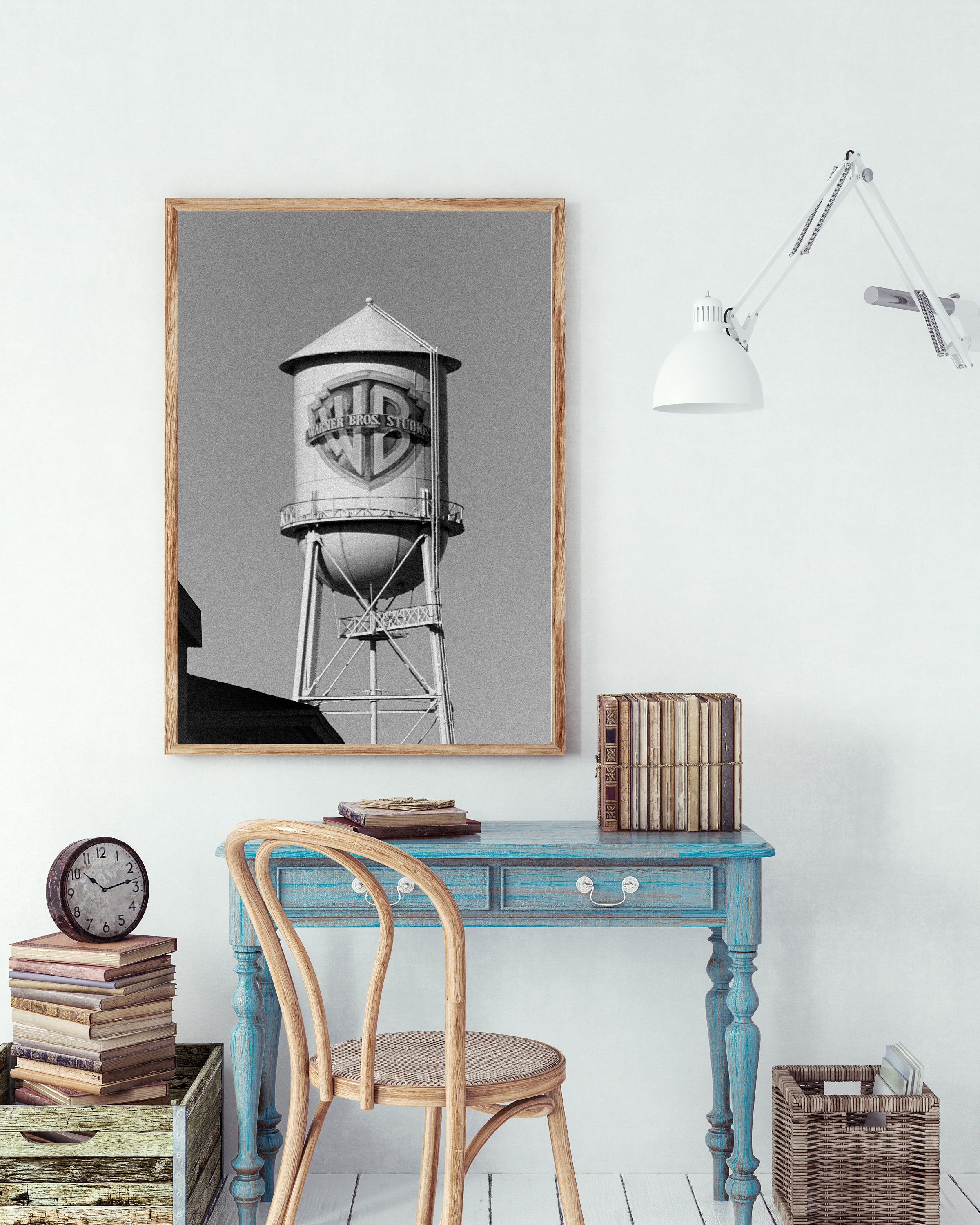 Warner Brothers Water Tank Photo, WB Studios, Hollywood Decor, Los ...