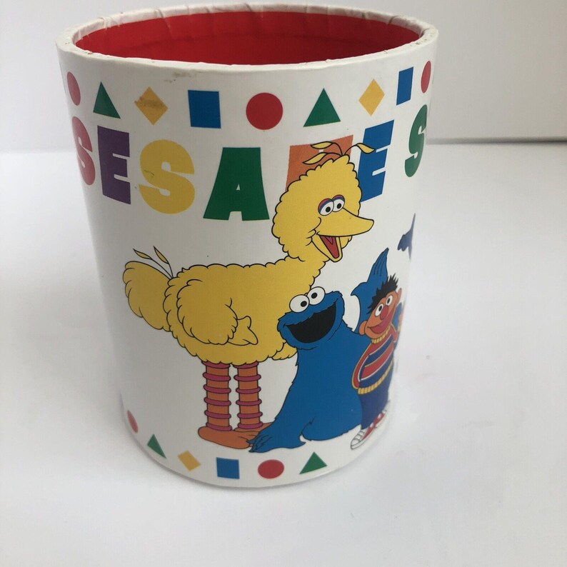 Vintage Sesame Street General Store Pencil Cup Ernie Elmo Cookie ...