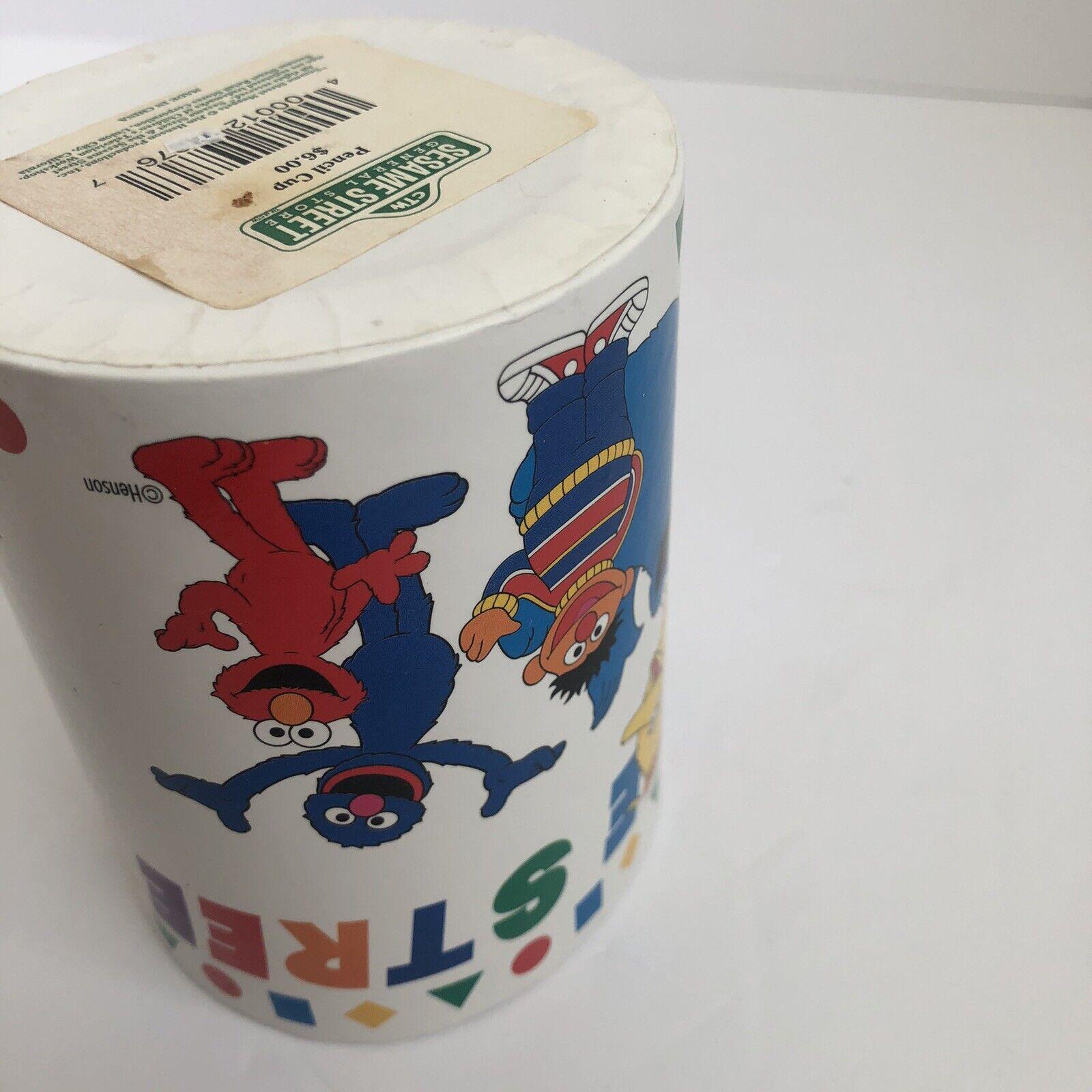 Vintage Sesame Street General Store Pencil Cup Ernie Elmo Cookie ...
