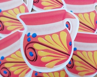 Cantarito Sticker, Jarrito Sticker, Cafecito Sticker, Mexican Mug ...