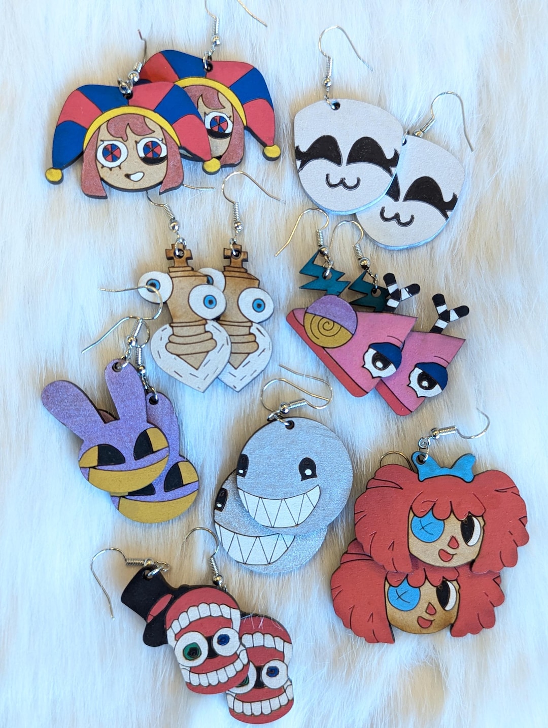 Amazing Digital Circus Earrings: Character Bundle - Etsy