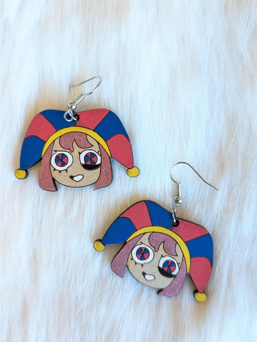Amazing Digital Circus Earrings: Pomni - Etsy