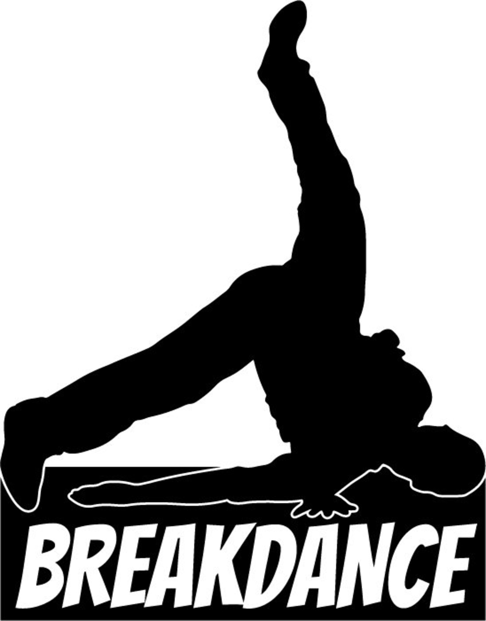 Breakdance SVG Breakdance Clipart Clipart for Dancer | Etsy