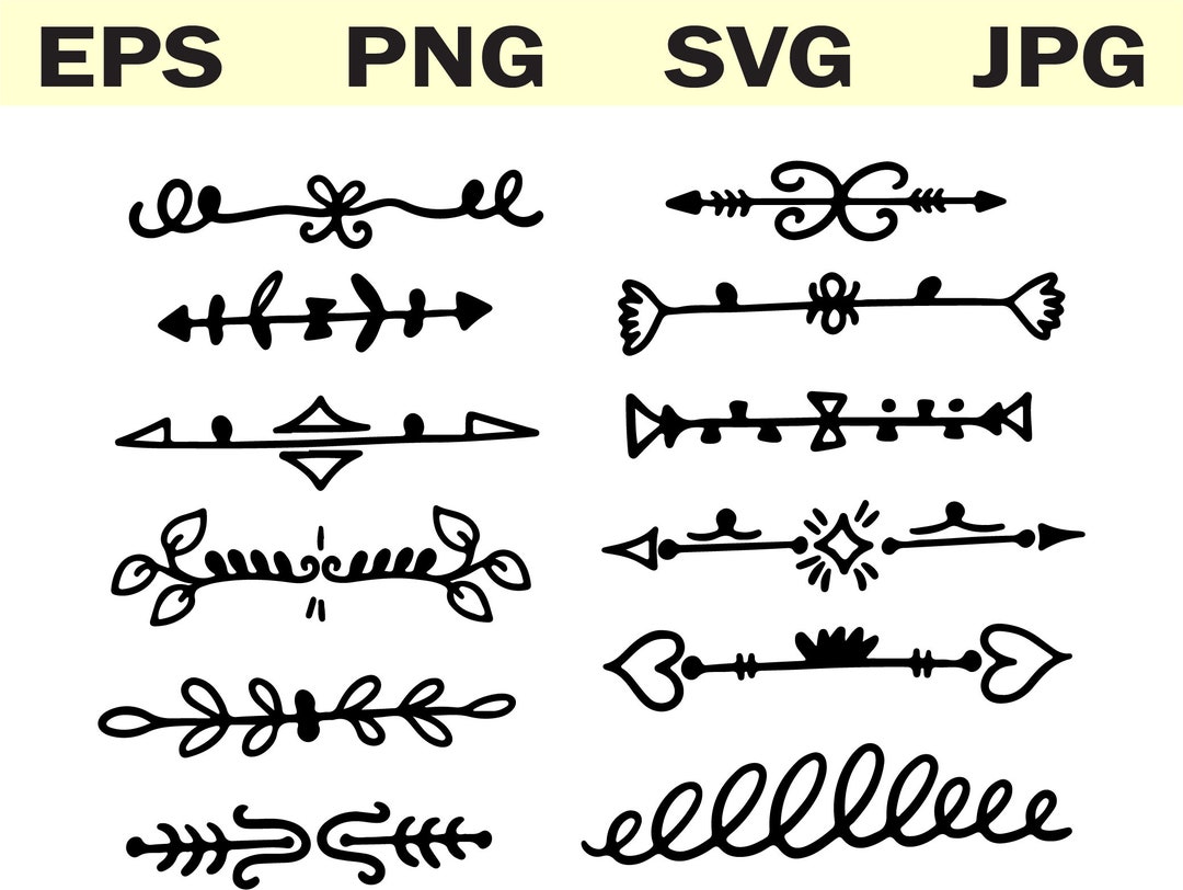 Adorno de boda SVG Clipart de adorno Clipart para boda - Etsy México