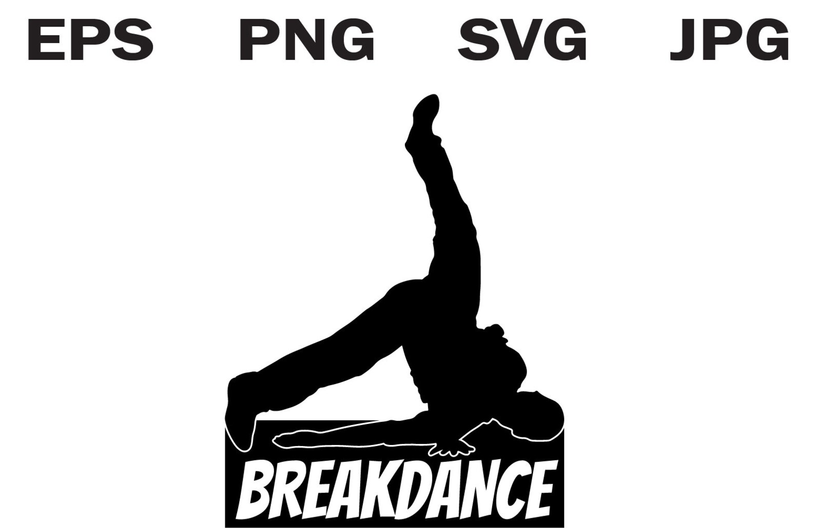 Breakdance SVG Breakdance Clipart Clipart for Dancer | Etsy