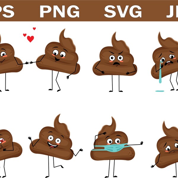 Poop Svg - Etsy